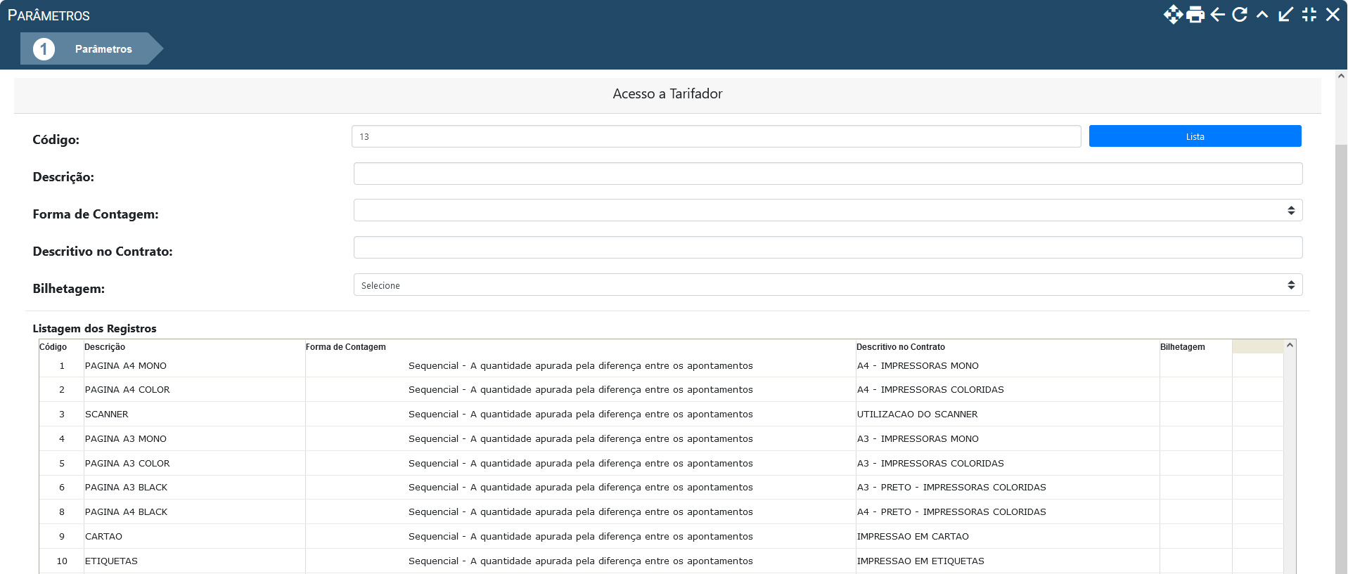 Sistema para Gestão de Contratos - ERP Brascomm